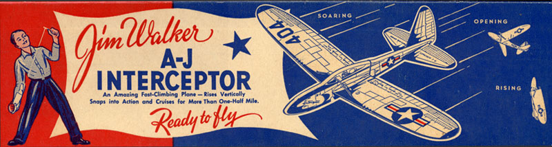 Jim Walker 404 Folding Wing Interceptor, Frank Macy 1989 production ...